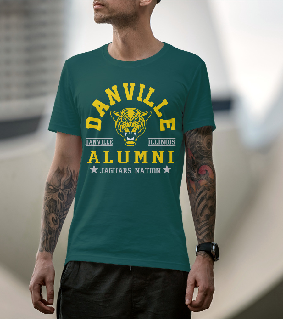 Danville Illinois Alumni Jaguars Nation T-Shirt