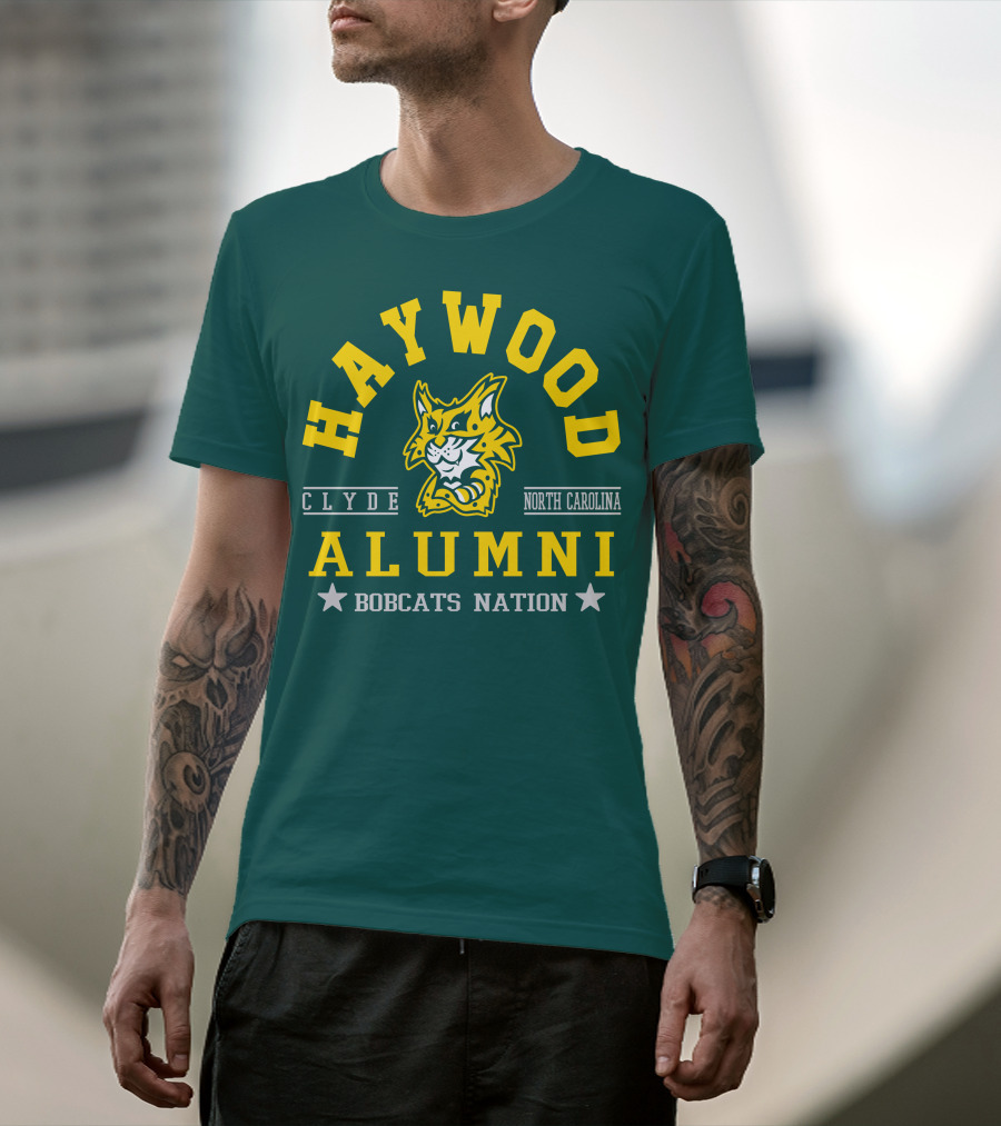 HAYWOOD ALUMNI CLYDE NORTH CAROLINA BOBCATS NATION T-Shirt