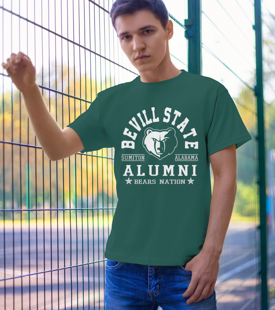 Bevill State College Alumni Bears Nation Sumiton Alabama T-Shirt