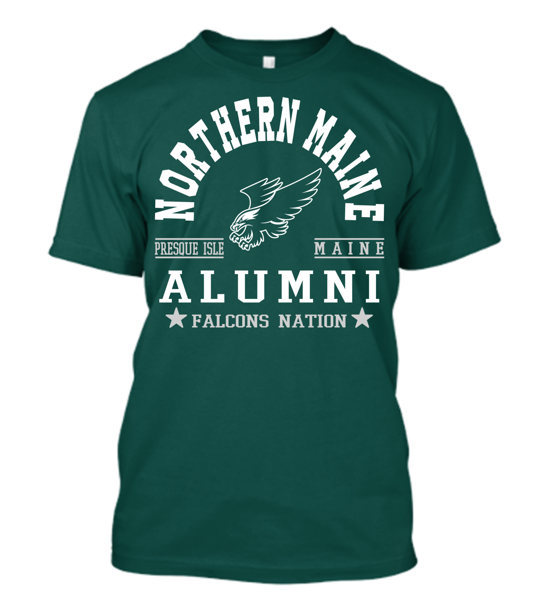Northern Maine Alumni Presque Isle Falcons Nation T-Shirt