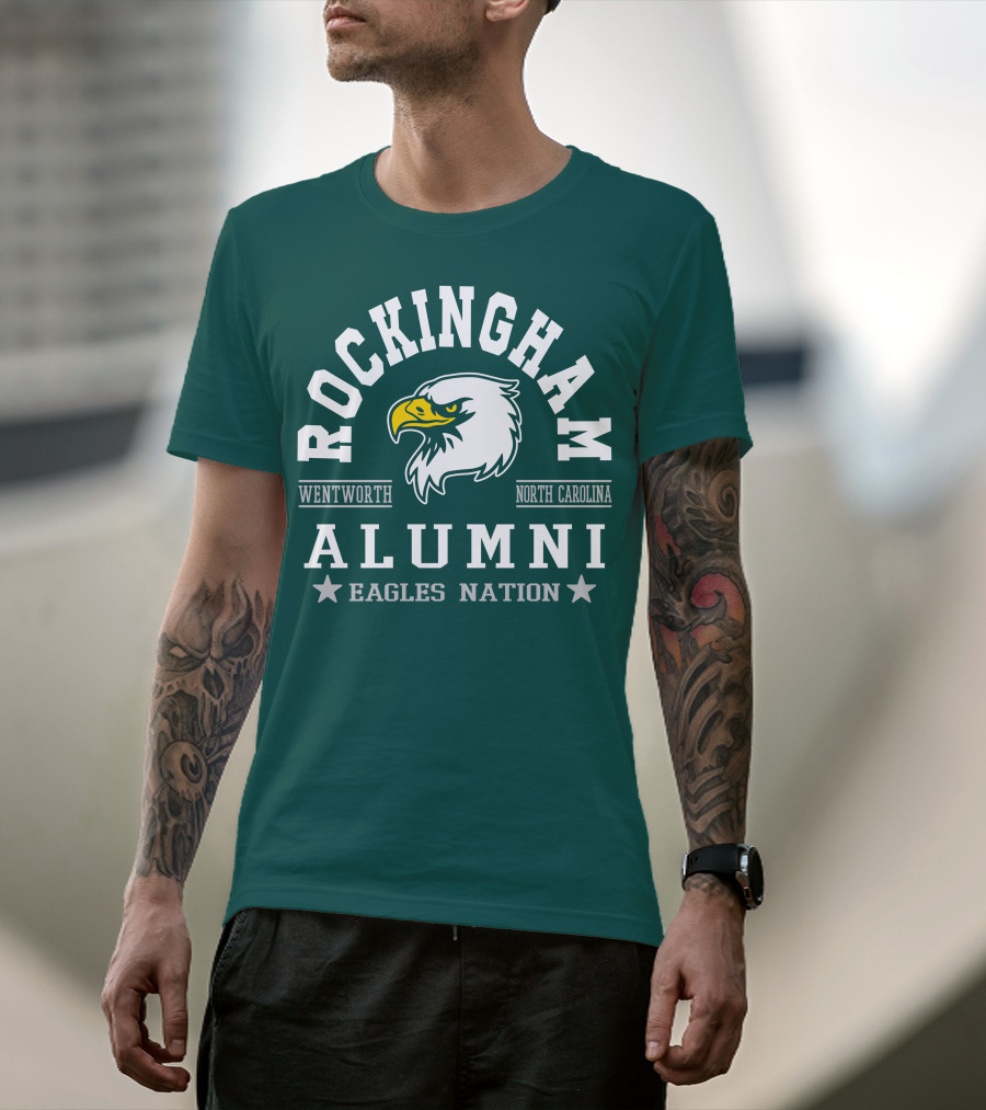 Rockingham Wentworth North Carolina Alumni Eagles Nation T-Shirt