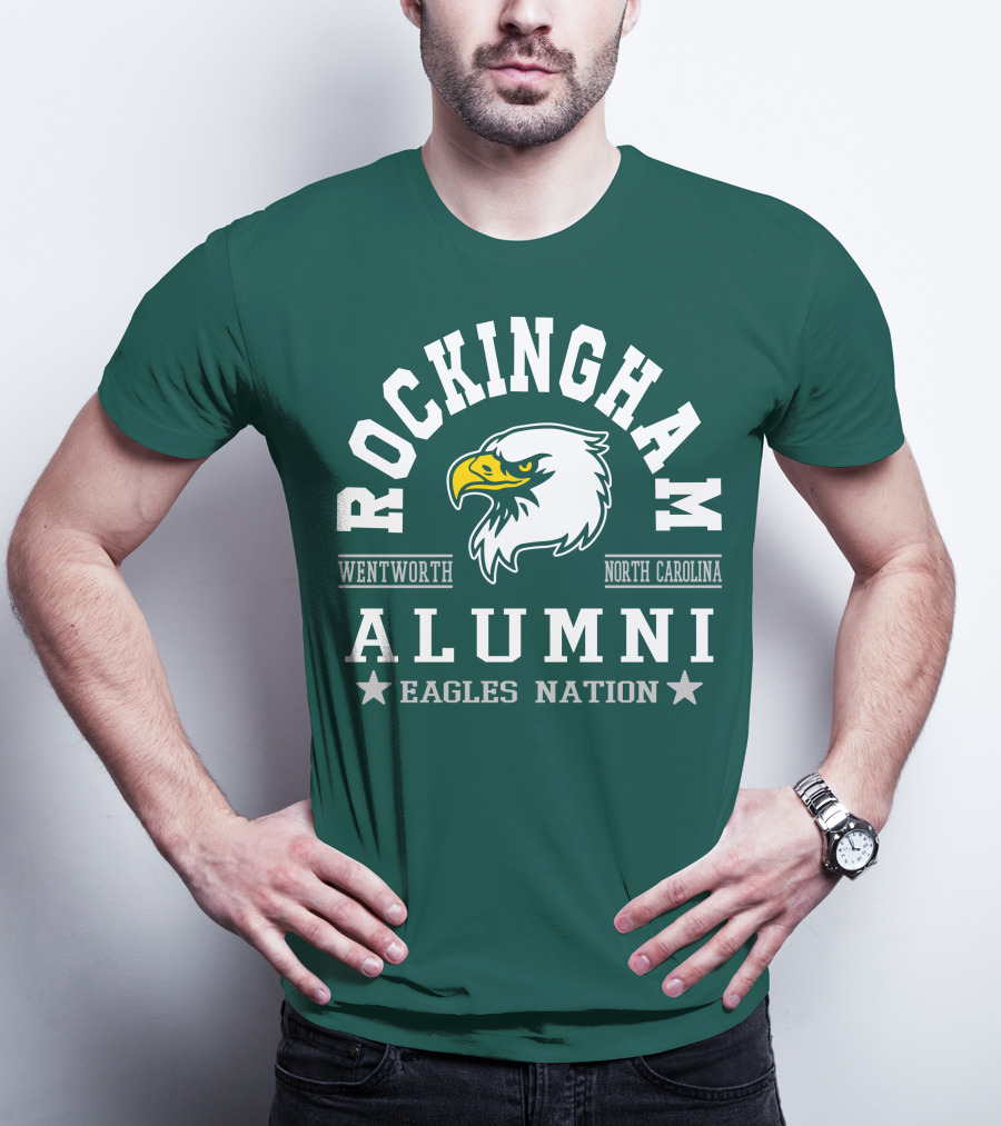 Rockingham Wentworth North Carolina Alumni Eagles Nation T-Shirt