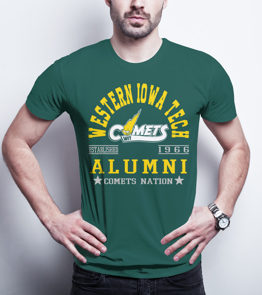 Western Iowa Tech Comets Alumni Established 1966 Comets Nation T-Shirt
