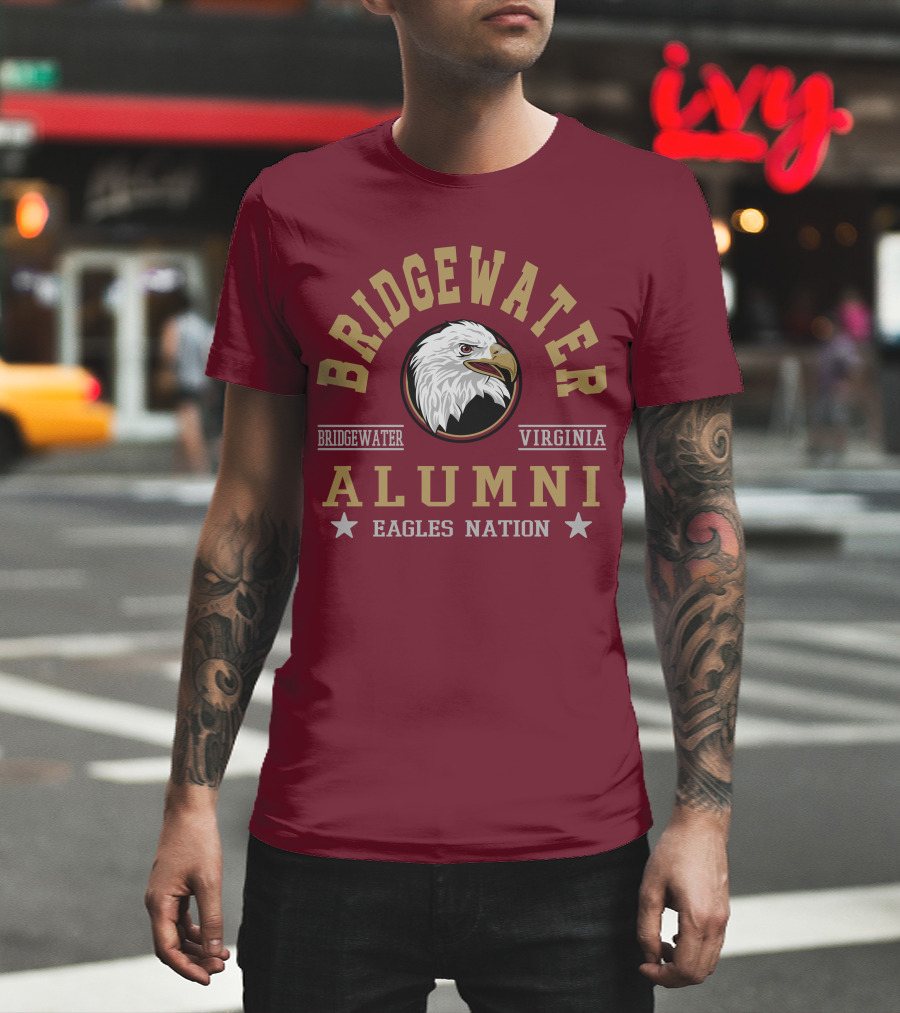 Bridgewater Virginia Alumni Eagles Nation T-Shirt