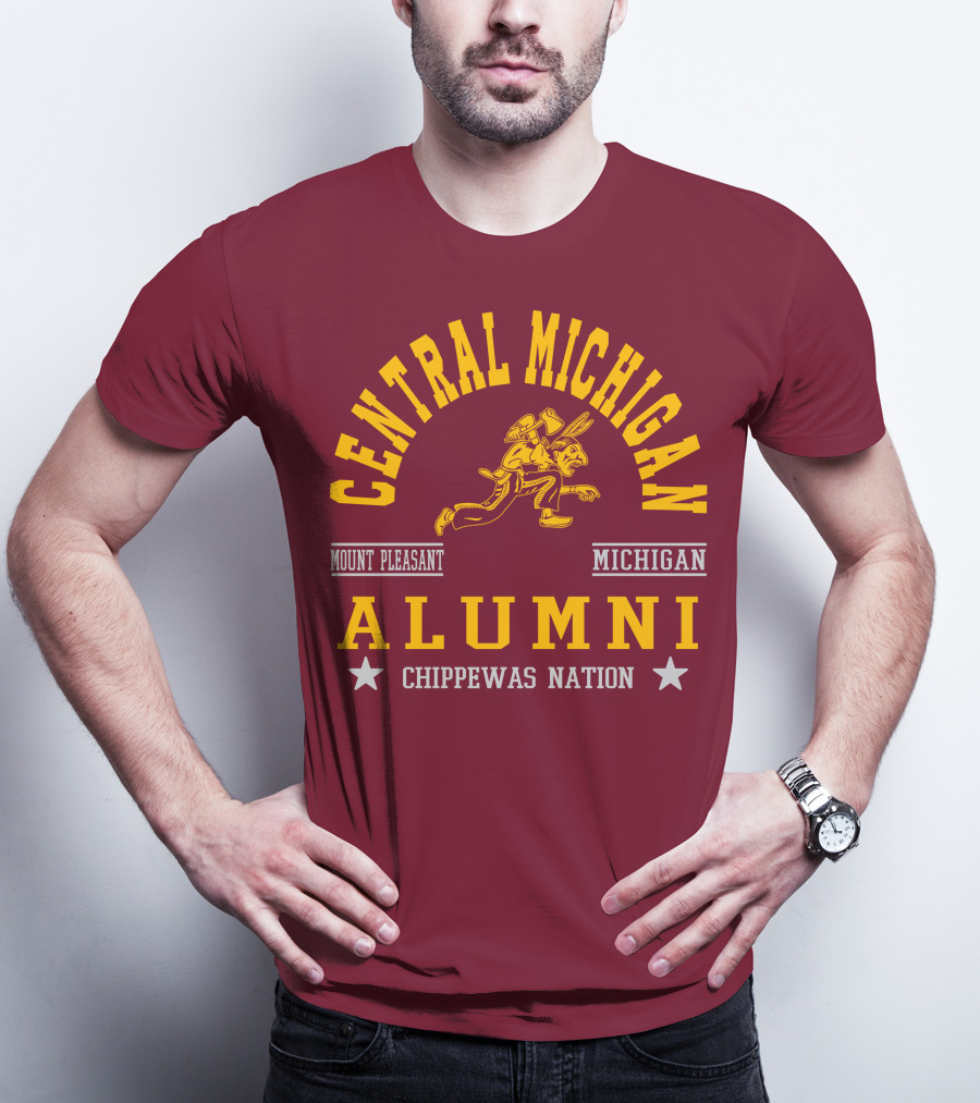 Central Michigan Alumni Mount Pleasant Chippewas Nation T-Shirt