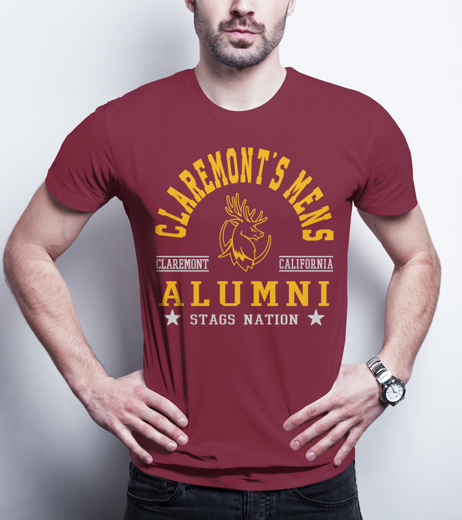 Claremont's Mens California Alumni Stags Nation T-Shirt