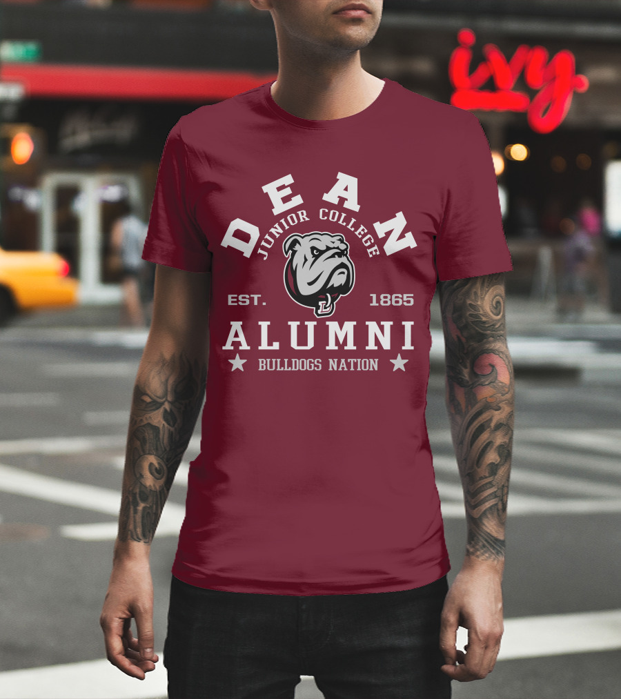 Dean Junior College Alumni Bulldogs Nation Est. 1865 T-Shirt