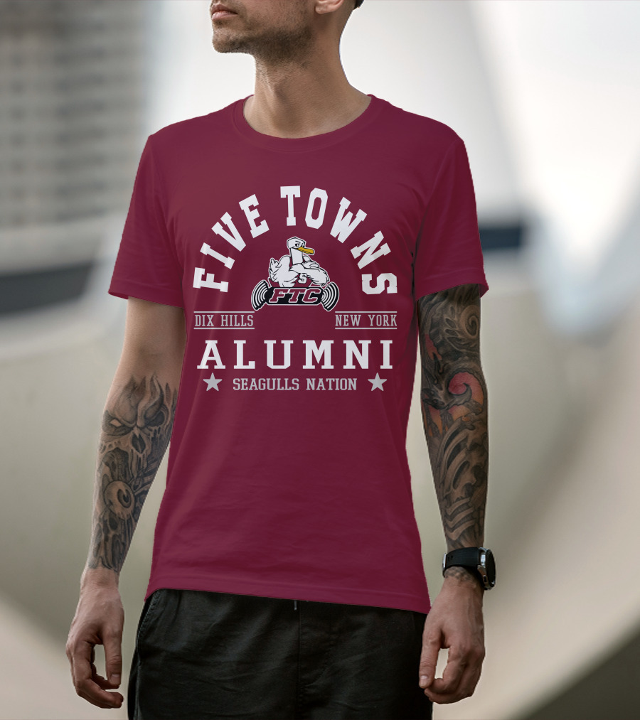 Five Towns College FTC Dix Hills New York Alumni Seagulls Nation T-Shirt