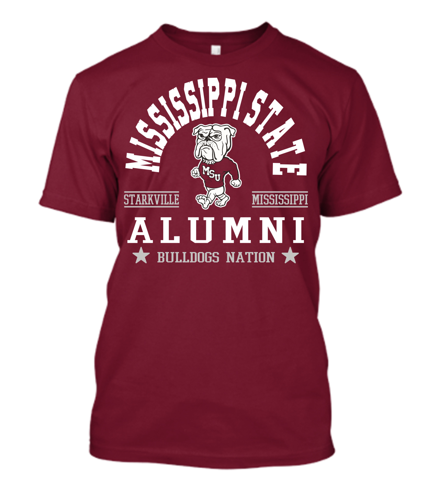 Mississippi State University Alumni Bulldogs Nation Starkville Mississippi T-Shirt