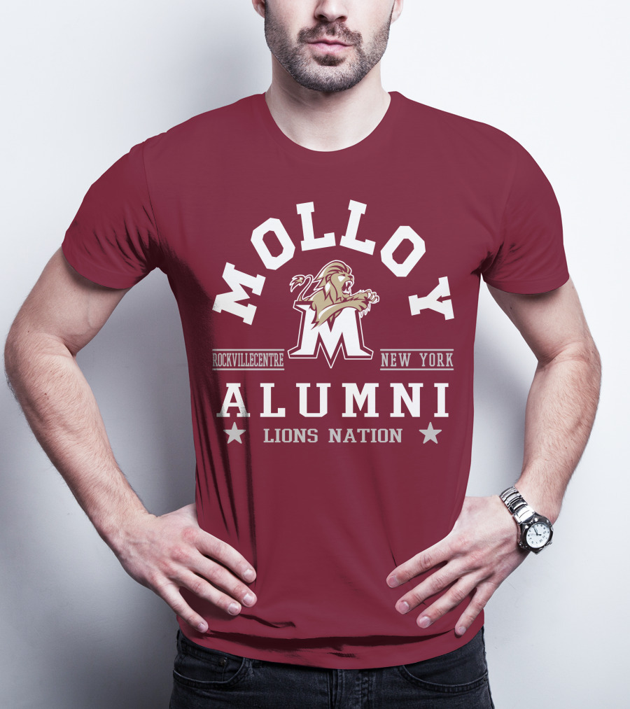 Molloy College Rockville Centre New York Alumni Lions Nation T-Shirt