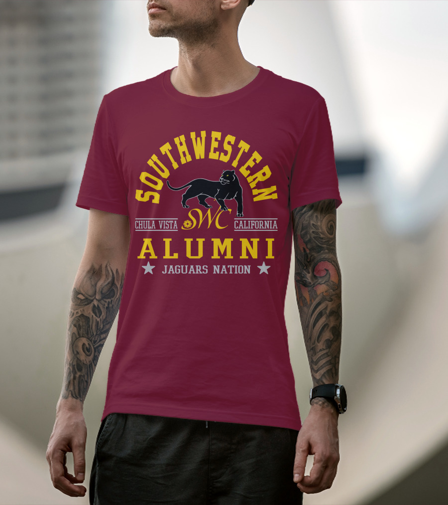 Southwestern Alumni Chula Vista California Jaguars Nation SWC T-Shirt