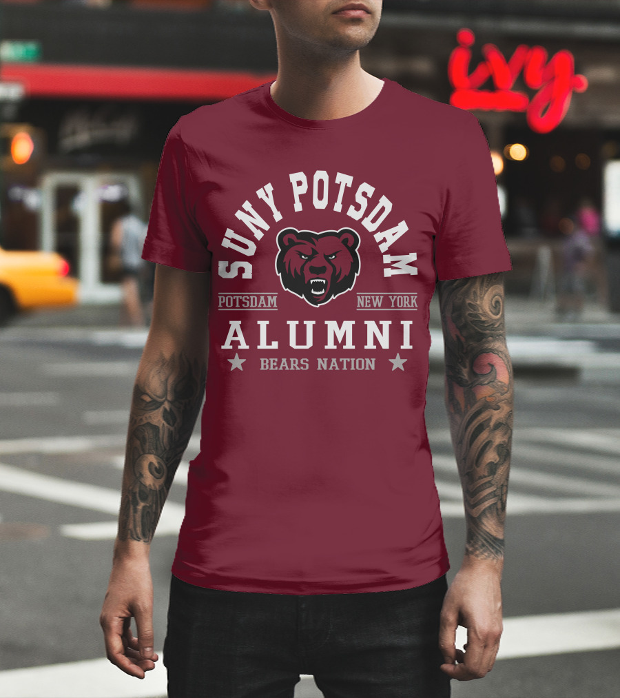 SUNY Potsdam Alumni Bears Nation New York T-Shirt