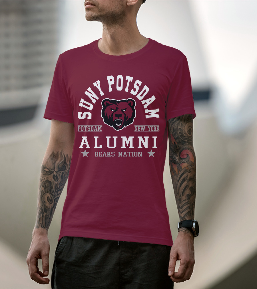 SUNY Potsdam Alumni Bears Nation New York T-Shirt
