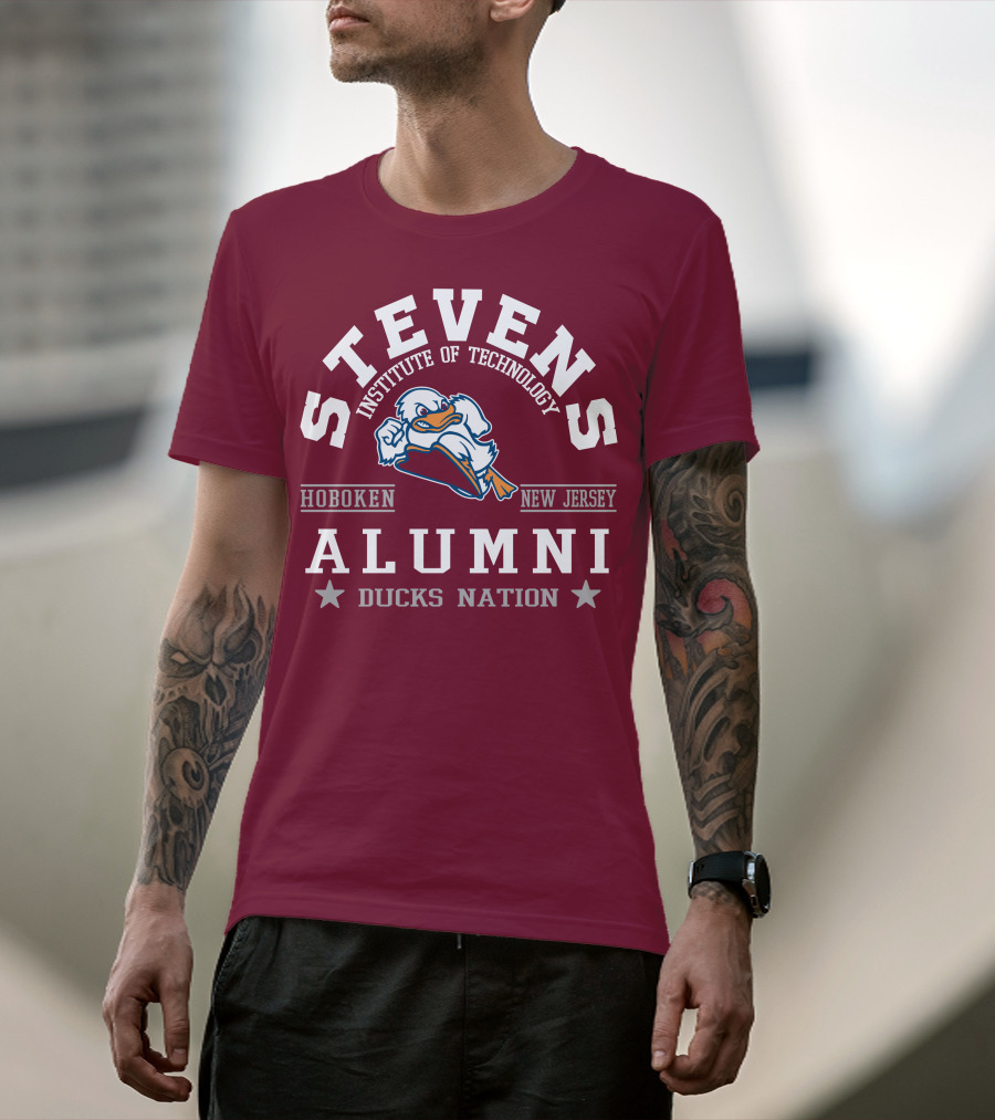 Stevens Institute Of Technology Alumni Hoboken New Jersey Ducks Nation T-Shirt