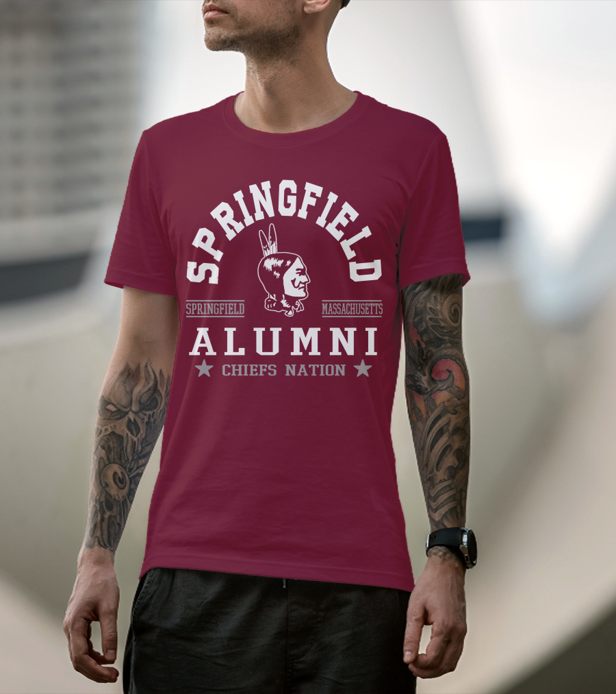Springfield Massachusetts Alumni Chiefs Nation T-Shirt