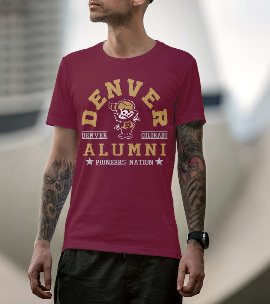 Denver Colorado Alumni Pioneers Nation T-Shirt