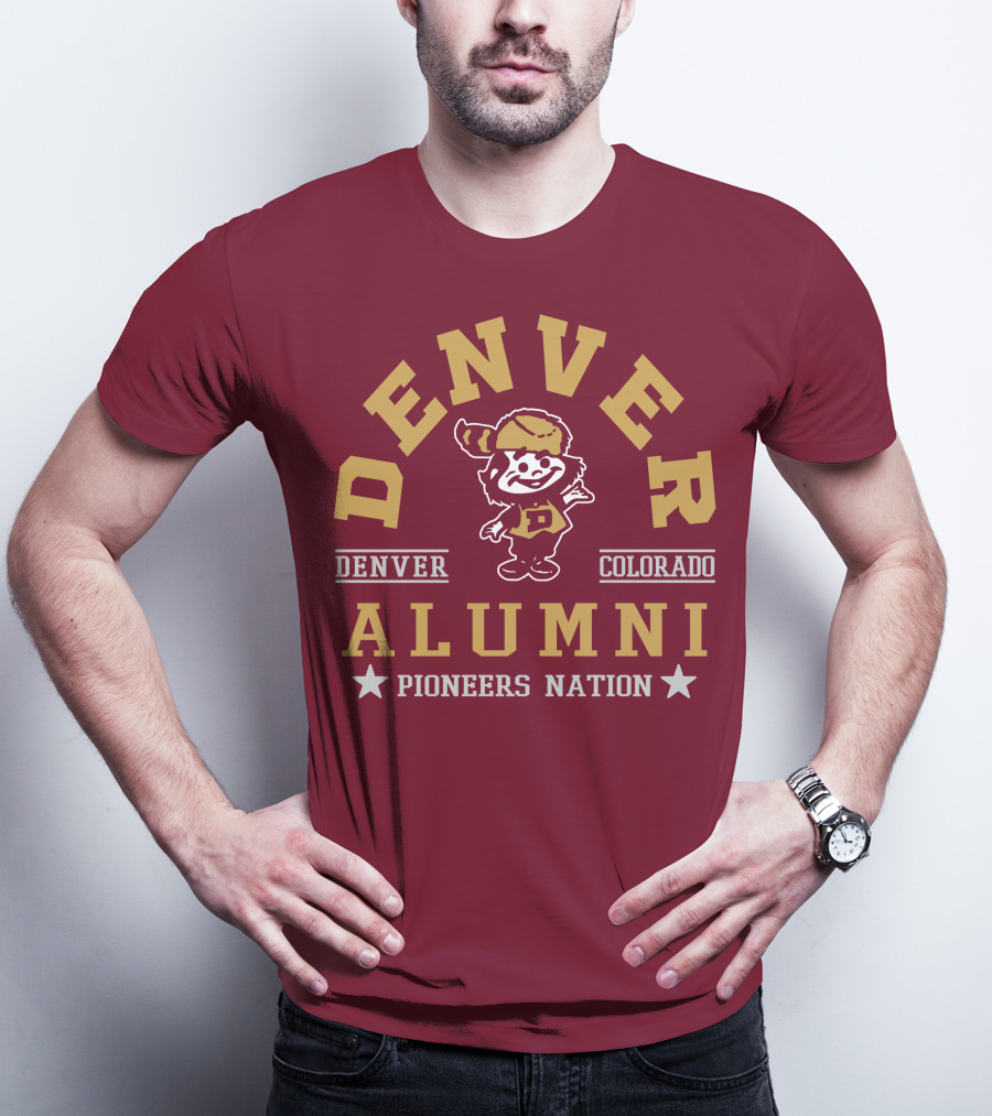 Denver Colorado Alumni Pioneers Nation T-Shirt