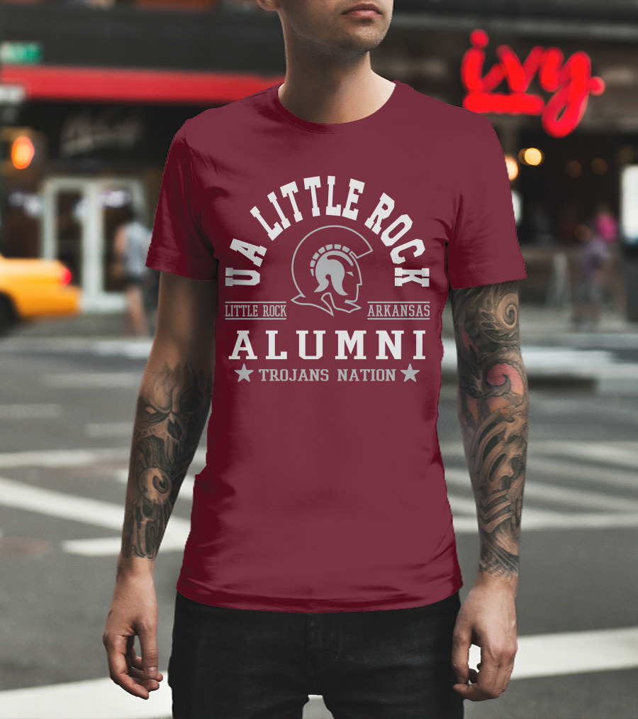 UA Little Rock Alumni Arkansas Trojans Nation T-Shirt