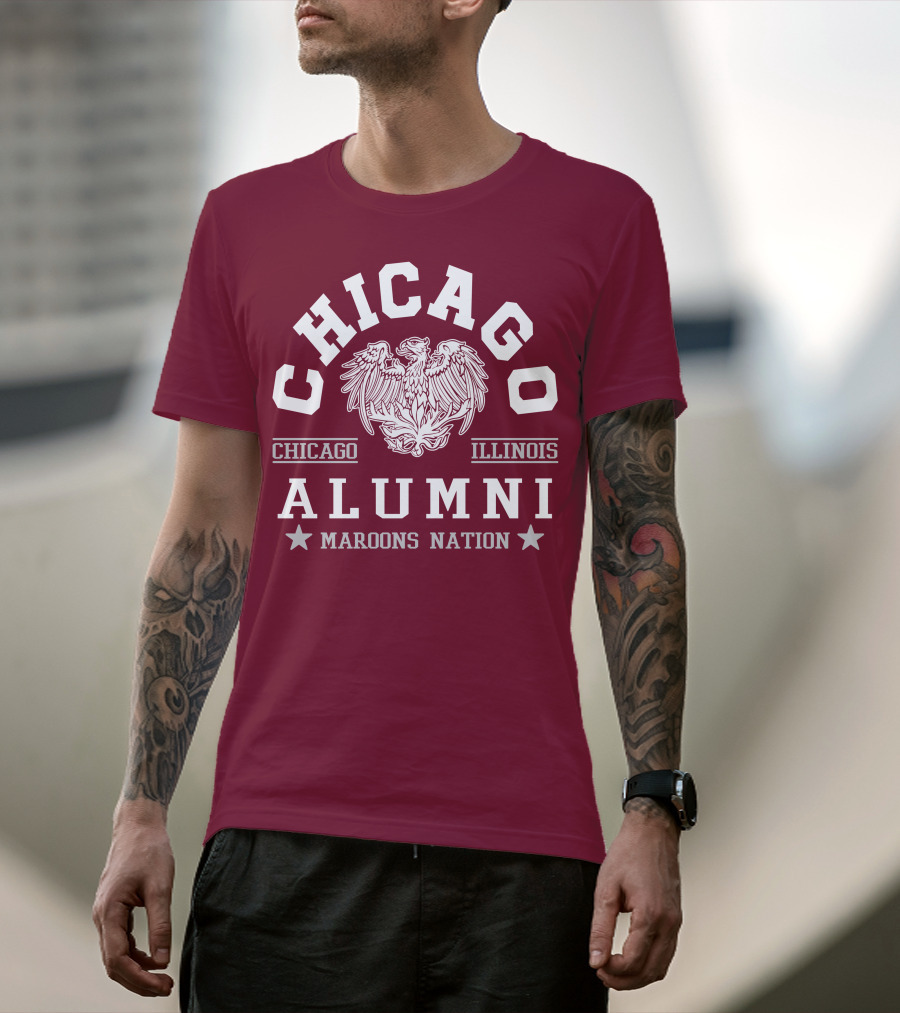 Chicago Illinois Alumni Maroons Nation T-Shirt