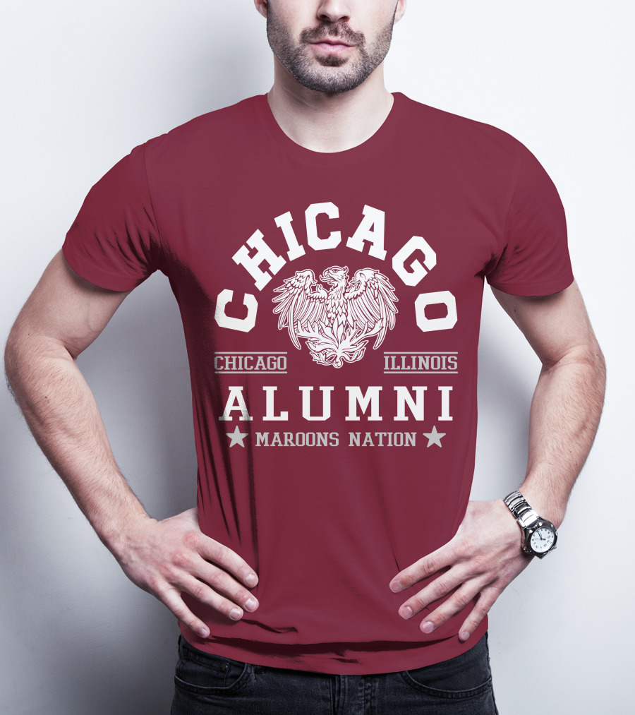 Chicago Illinois Alumni Maroons Nation T-Shirt