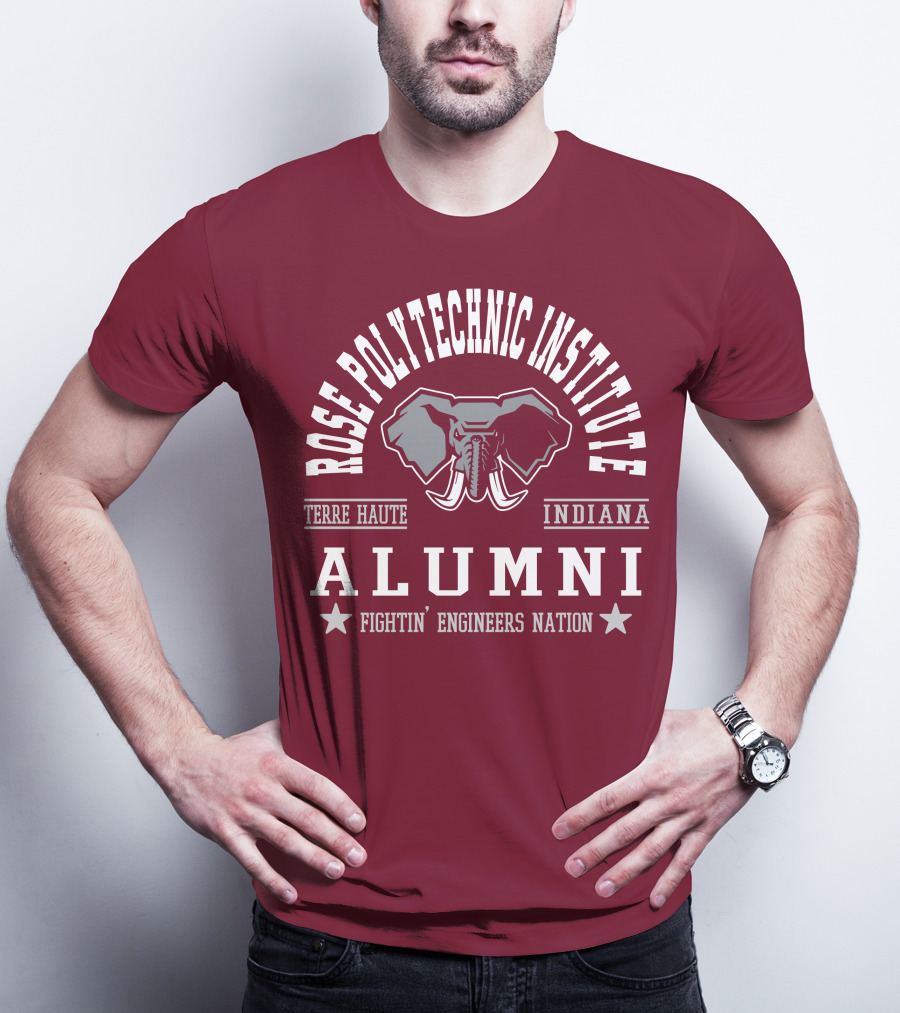 Rose Polytechnic Institute Alumni Terre Haute Indiana Fightin' Engineers Nation T-Shirt