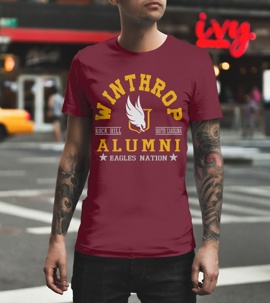 Winthrop Alumni Rock Hill South Carolina Eagles Nation T-Shirt