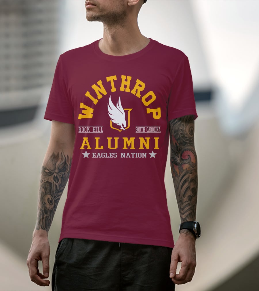 Winthrop Alumni Rock Hill South Carolina Eagles Nation T-Shirt