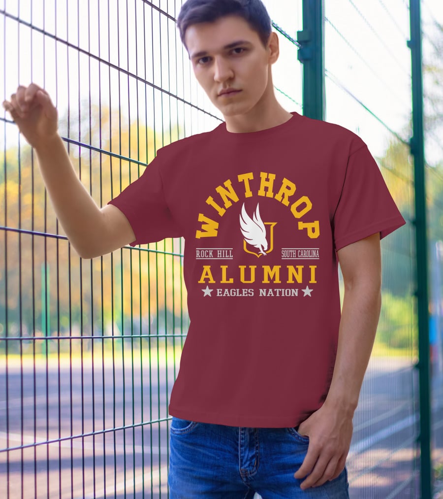 Winthrop Alumni Rock Hill South Carolina Eagles Nation T-Shirt