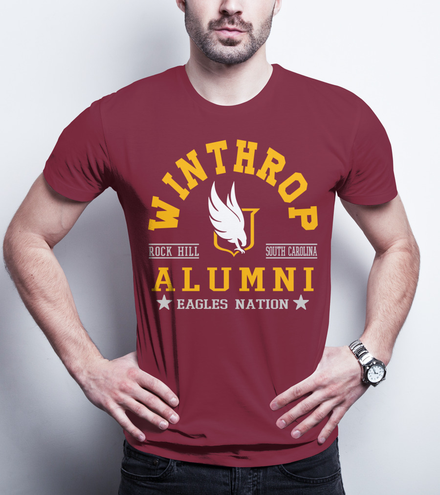 Winthrop Alumni Rock Hill South Carolina Eagles Nation T-Shirt