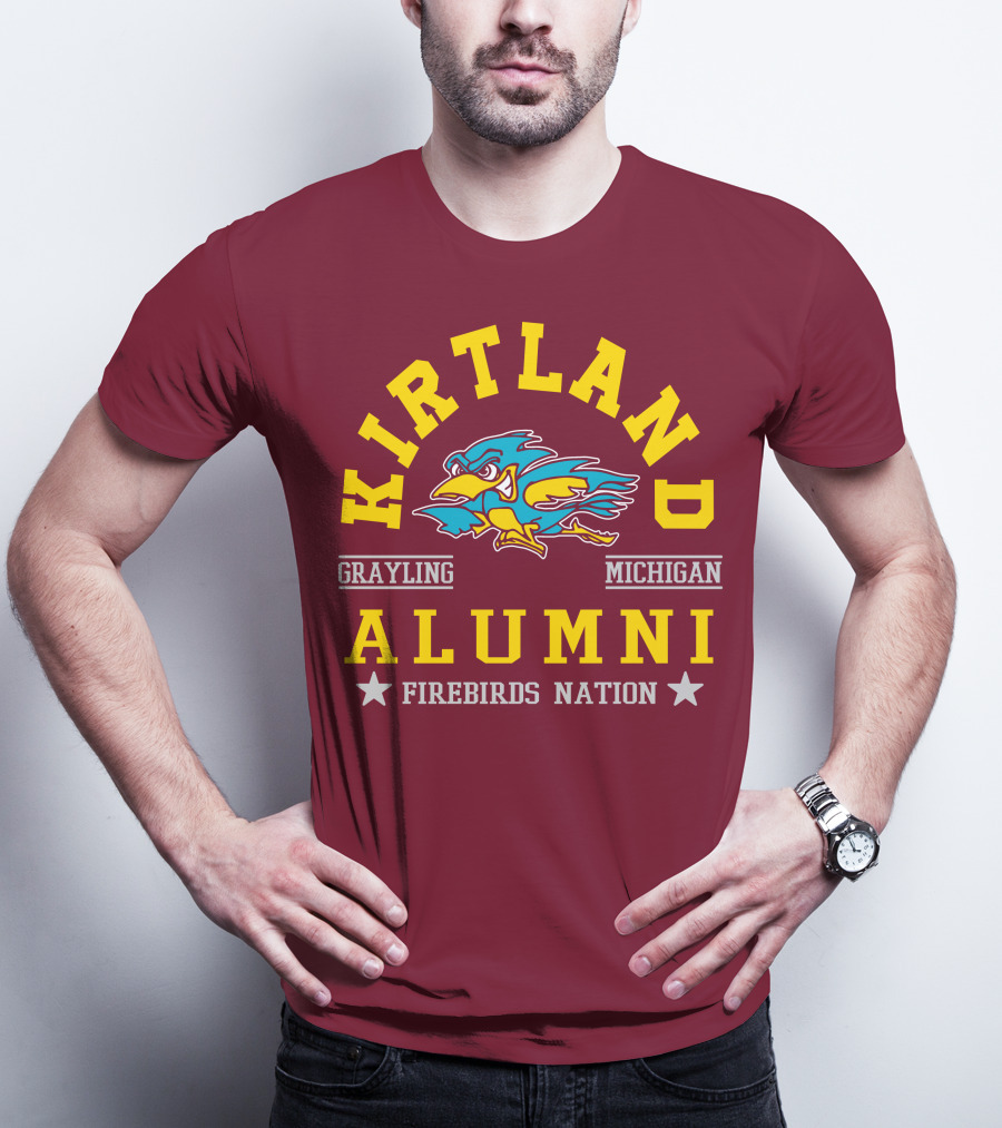 Kirtland Grayling Michigan Alumni Firebirds Nation T-Shirt