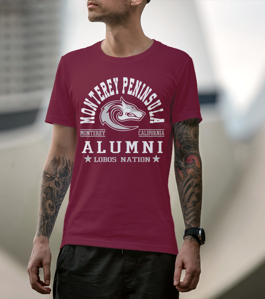 Monterey Peninsula College California Alumni Lobos Nation T-Shirt
