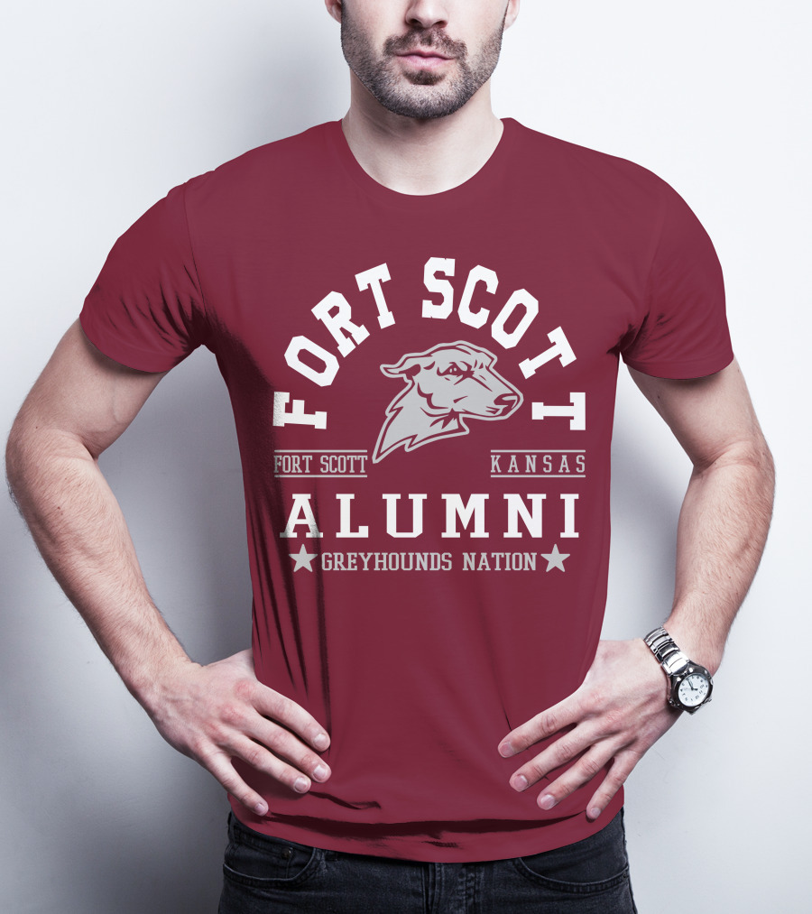 Fort Scott Kansas Alumni Greyhounds Nation T-Shirt