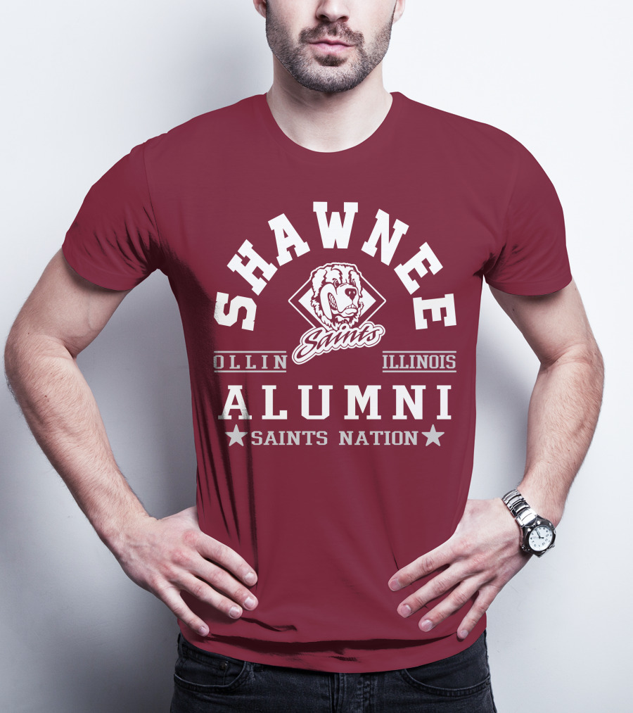 Shawnee Saints Alumni Olney Illinois Saints Nation T-Shirt