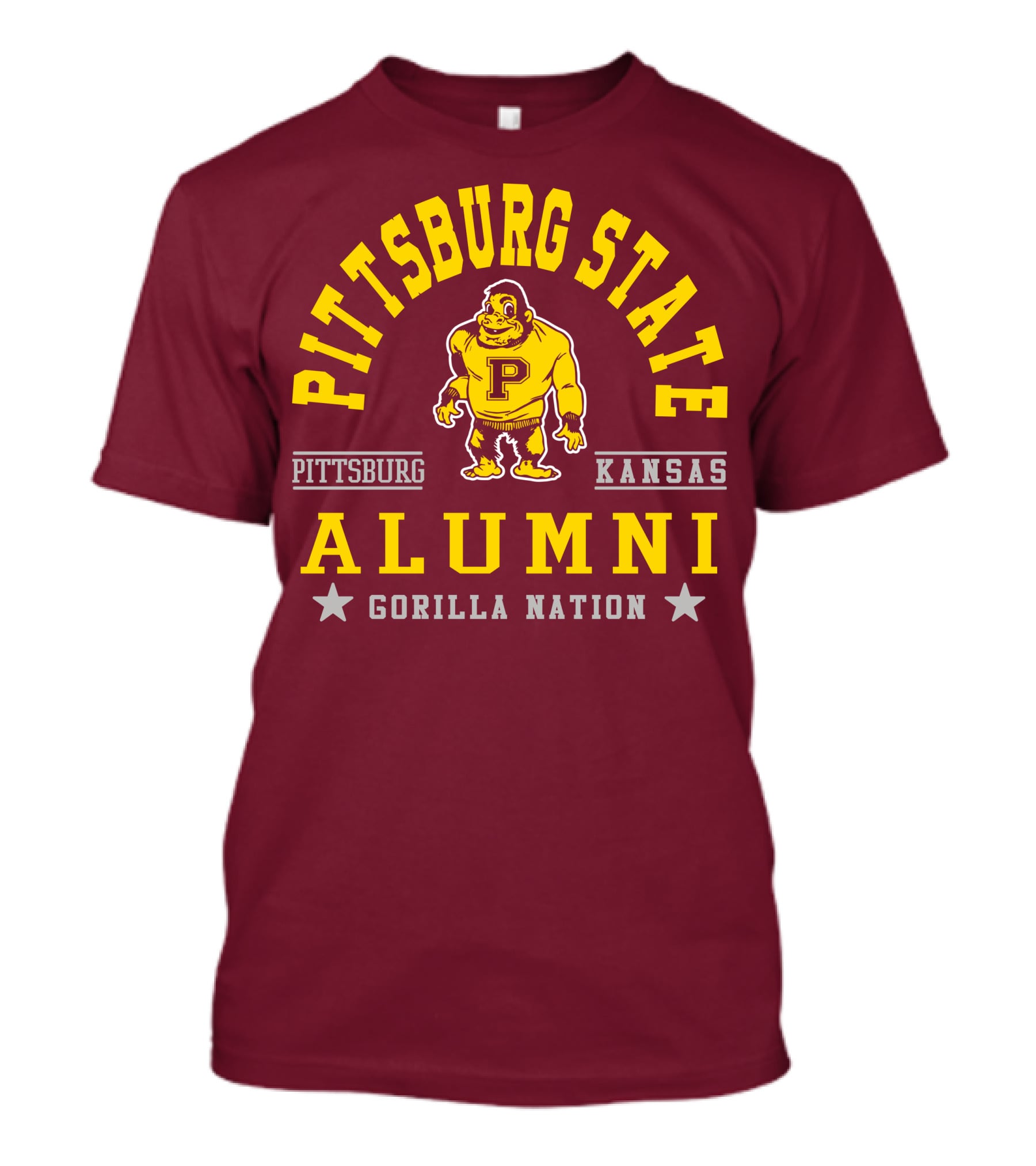 Pittsburg State Alumni Gorilla Nation Kansas T-Shirt