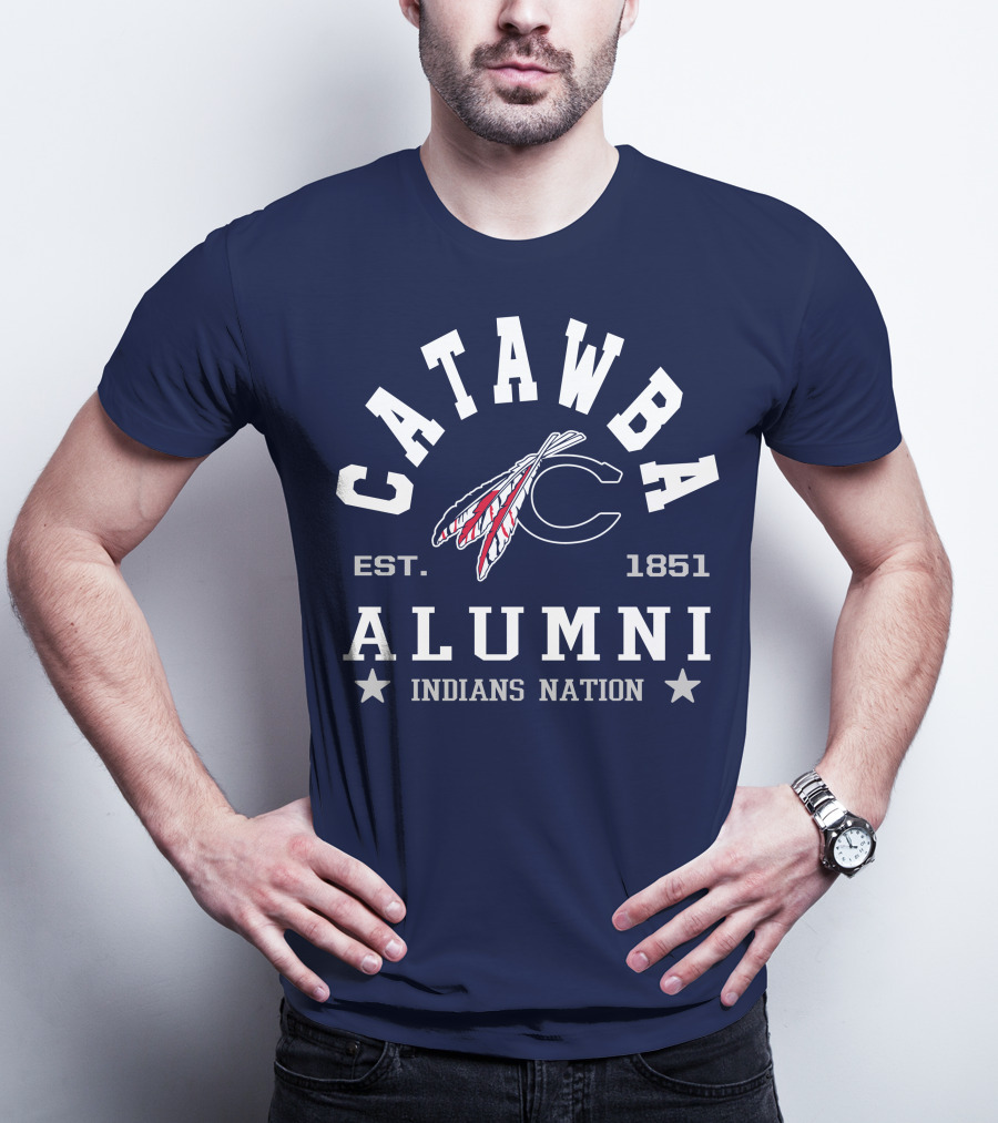 Catawba Alumni Indians Nation Est. 1851 T-Shirt