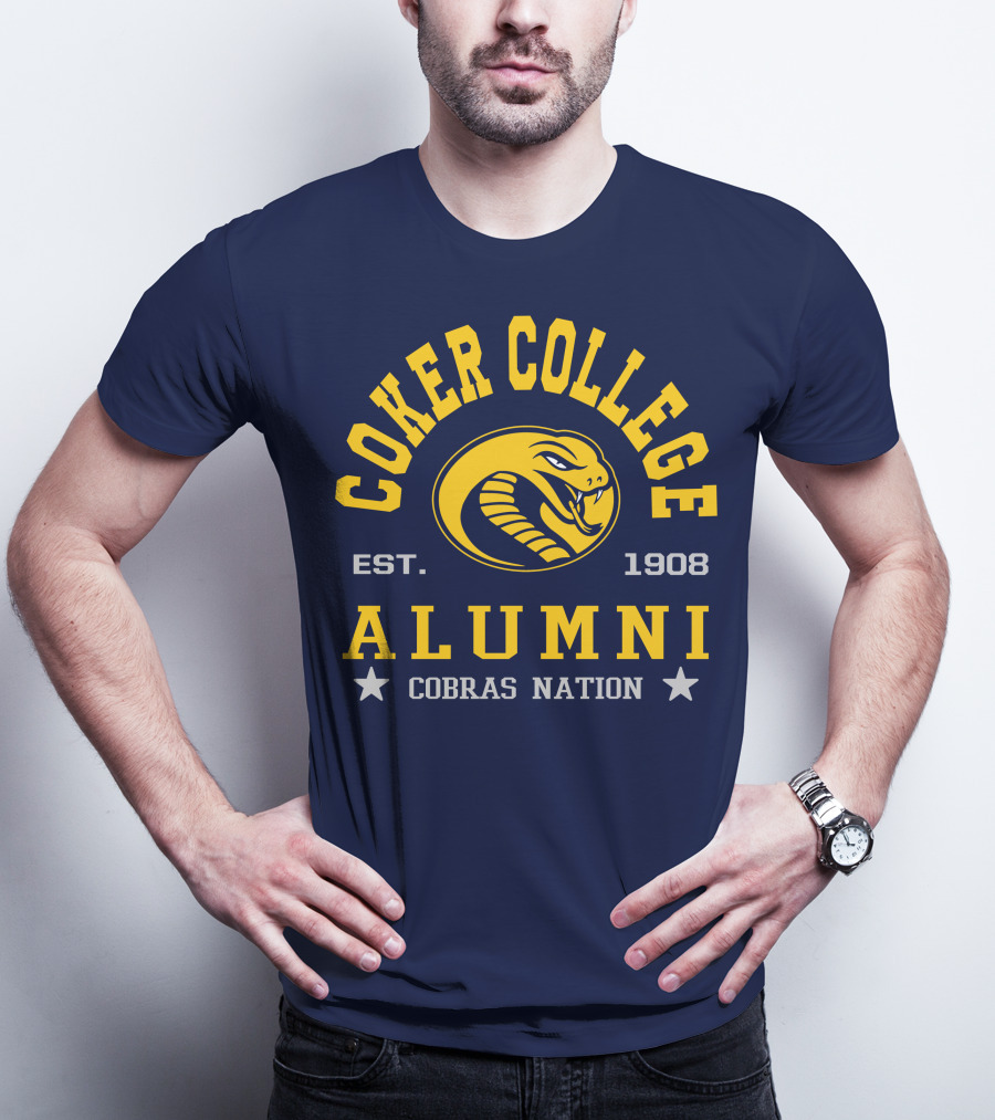 Coker College Alumni Cobras Nation Est. 1908 T-Shirt