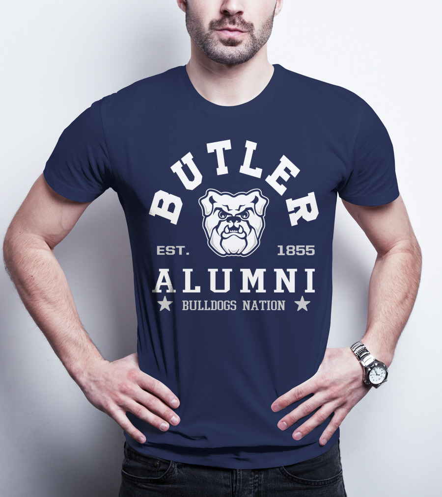 Butler Alumni Bulldogs Nation Est. 1855 T-Shirt