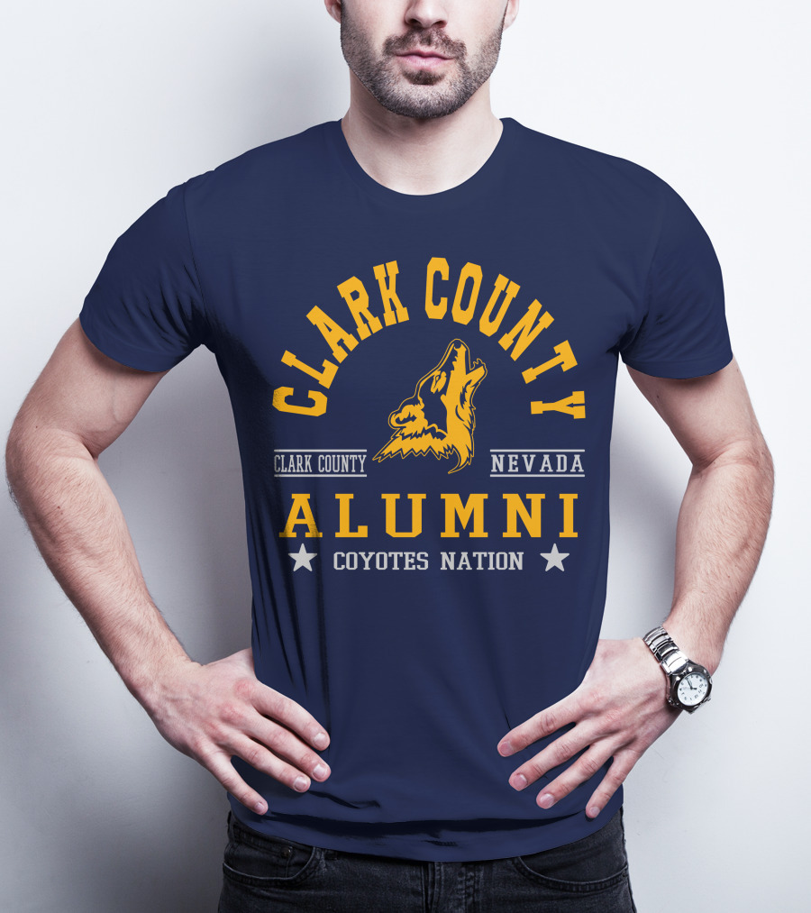 Clark County Nevada Alumni Coyotes Nation T-Shirt