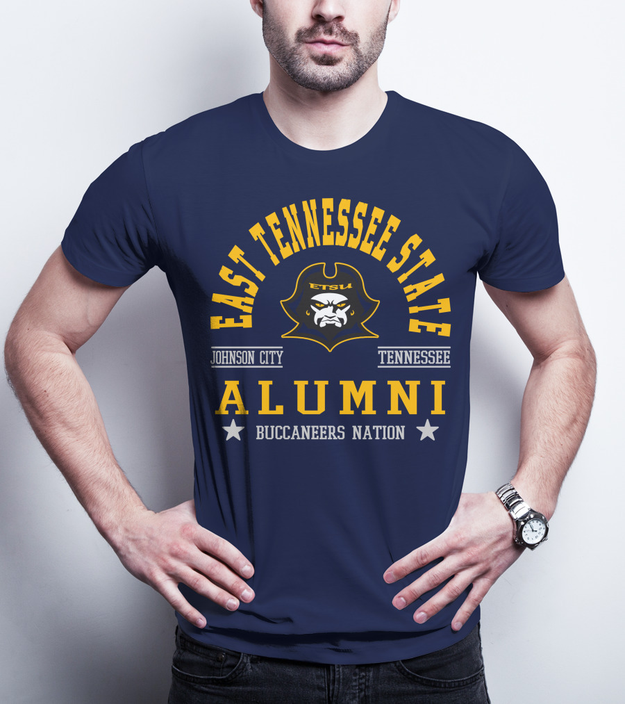 East Tennessee State Alumni Buccaneers Nation Johnson City Tennessee T-Shirt
