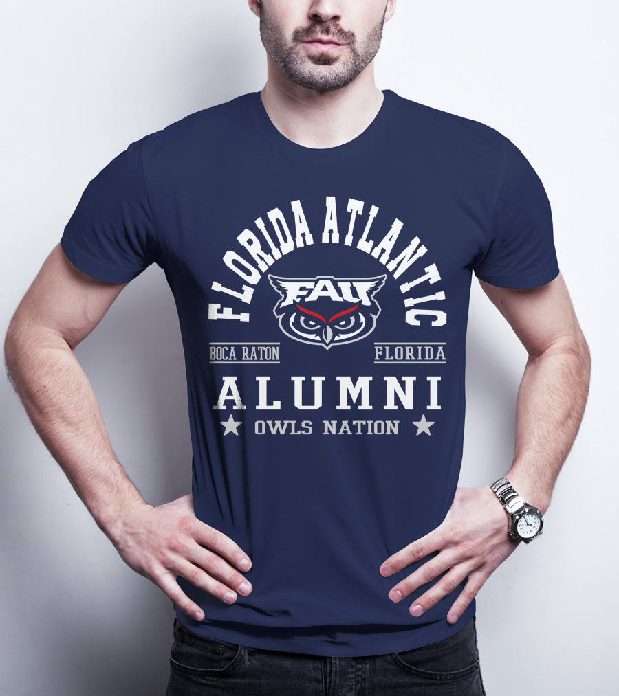 Florida Atlantic Alumni Owls Nation Boca Raton Florida T-Shirt