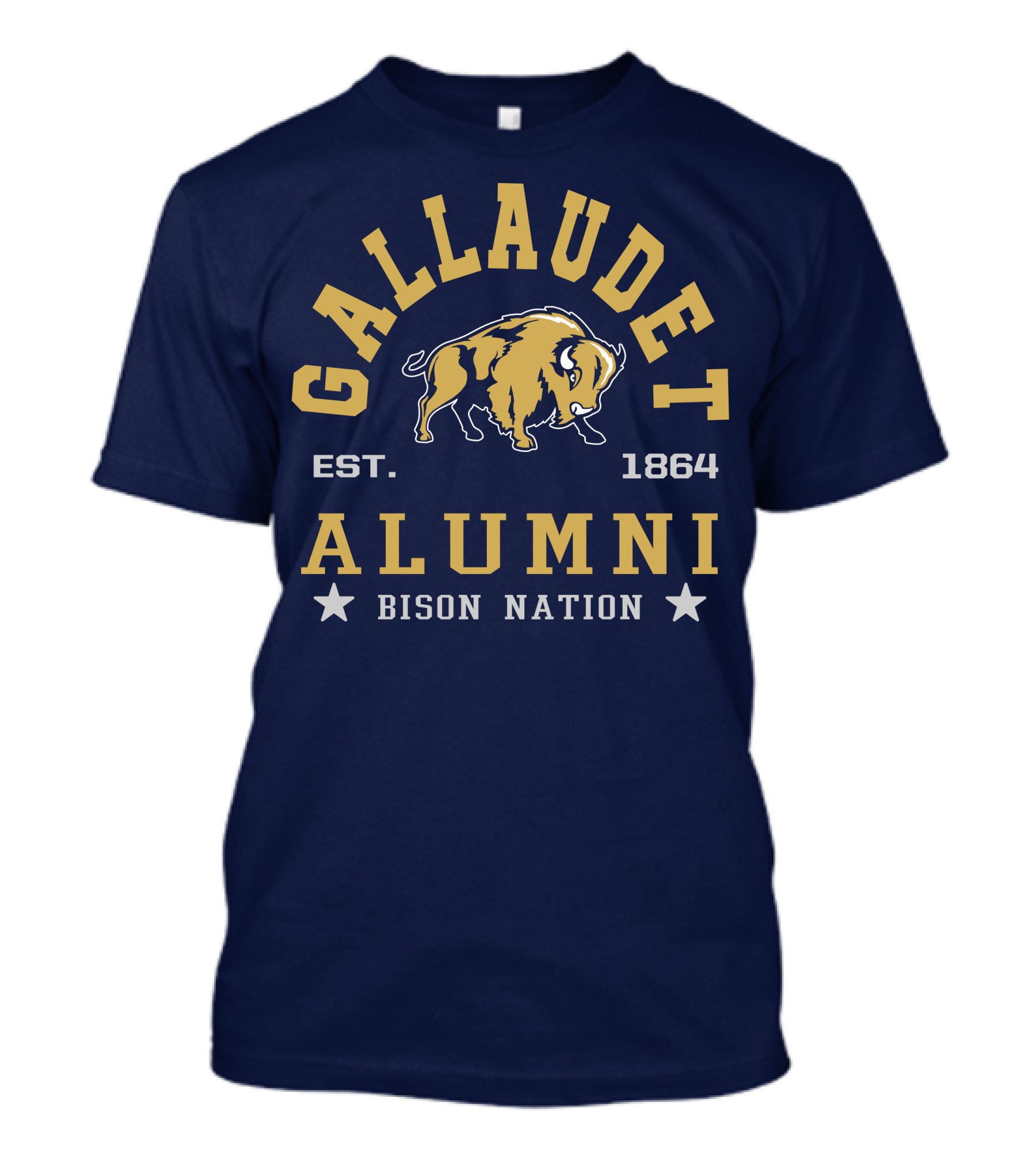 Gallaudet Alumni Bison Nation Est. 1864 T-Shirt