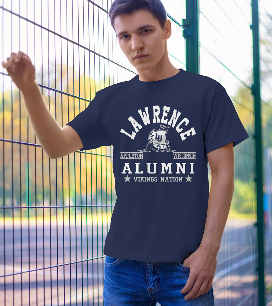 Lawrence Alumni Vikings Nation Appleton Wisconsin T-Shirt