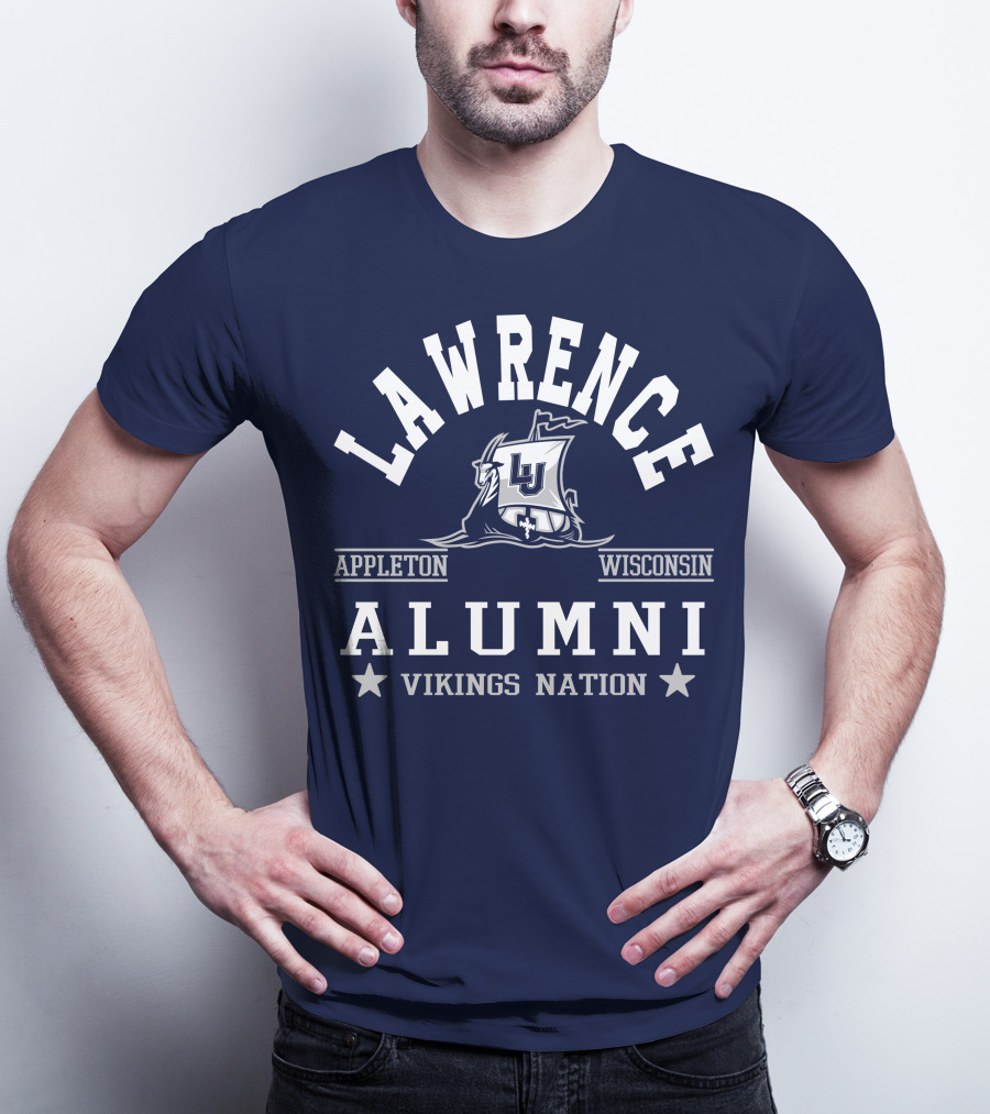 Lawrence Alumni Vikings Nation Appleton Wisconsin T-Shirt