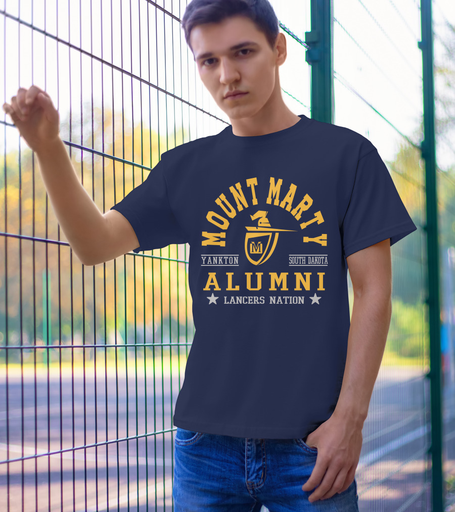 Mount Marty Yankton South Dakota Alumni Lancers Nation T-Shirt