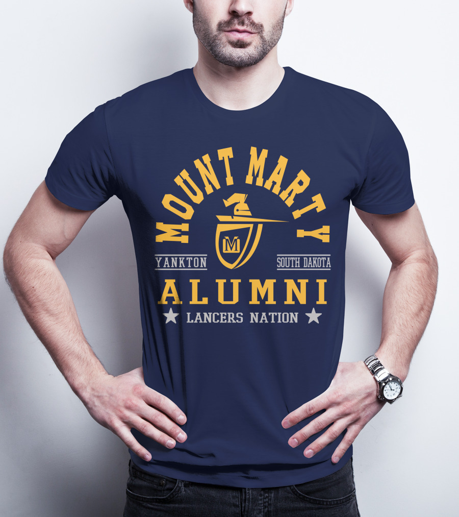 Mount Marty Yankton South Dakota Alumni Lancers Nation T-Shirt