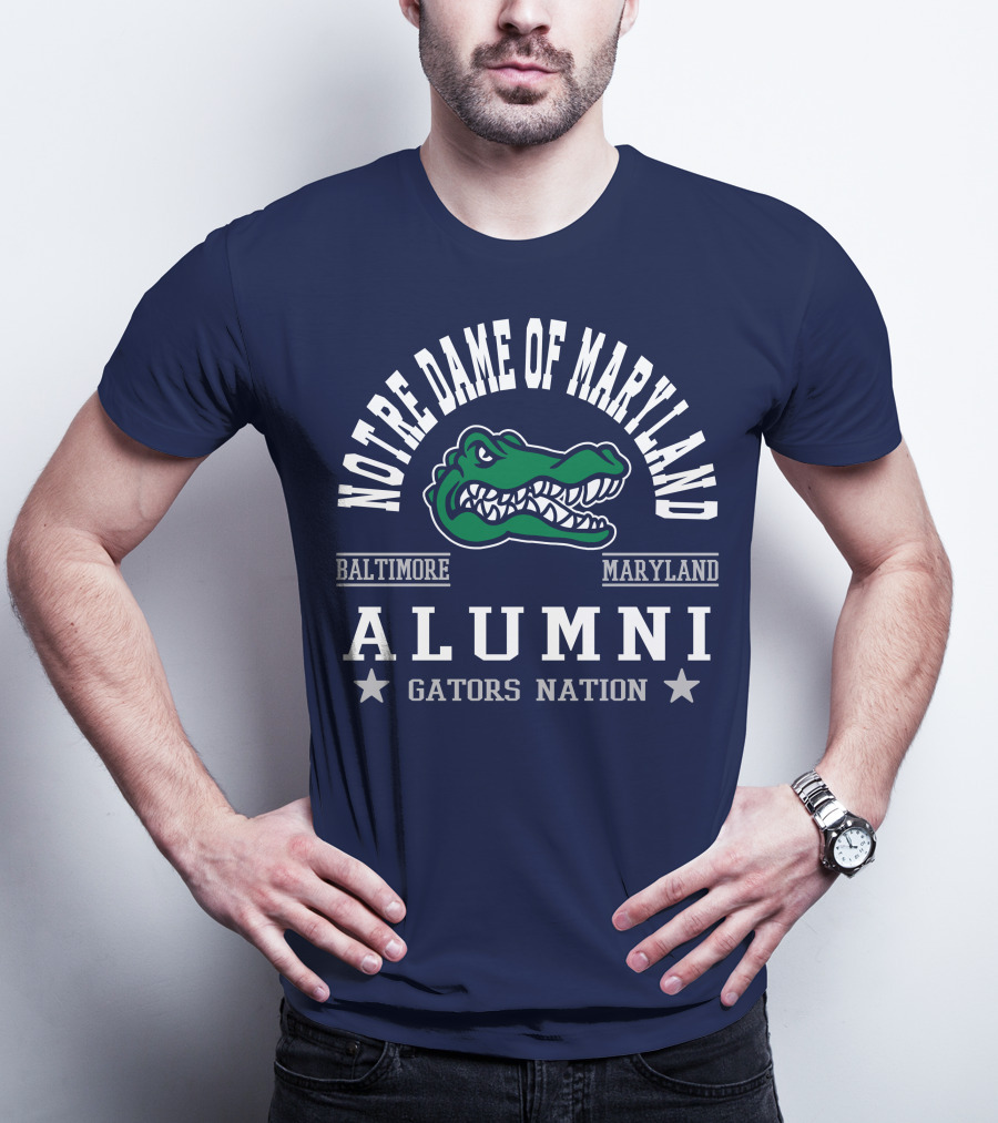 Notre Dame Of Maryland Alumni Baltimore Maryland Gators Nation T-Shirt