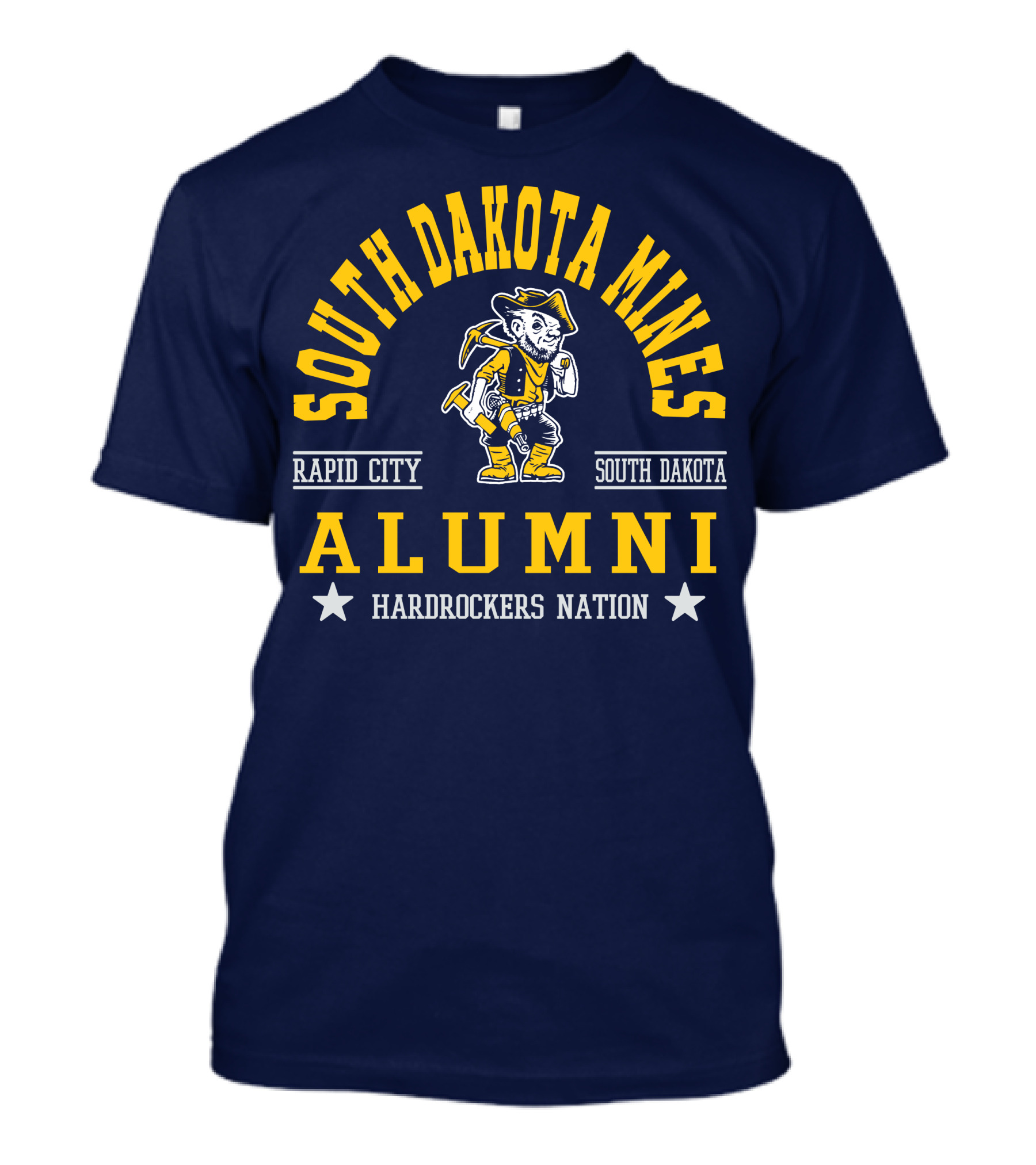 South Dakota Mines Rapid City Hardrockers Nation Alumni T-Shirt