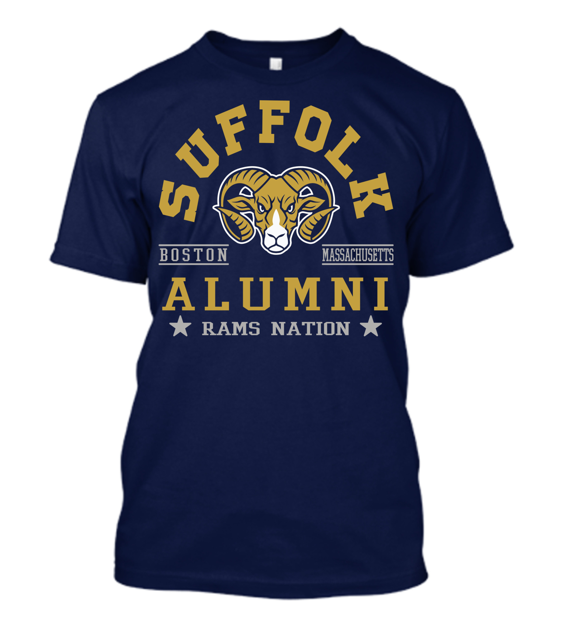 Suffolk Alumni Rams Nation Boston Massachusetts T-Shirt