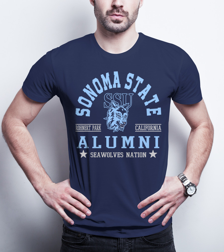 Sonoma State Alumni SSU Seawolves Nation Rohnert Park California T-Shirt