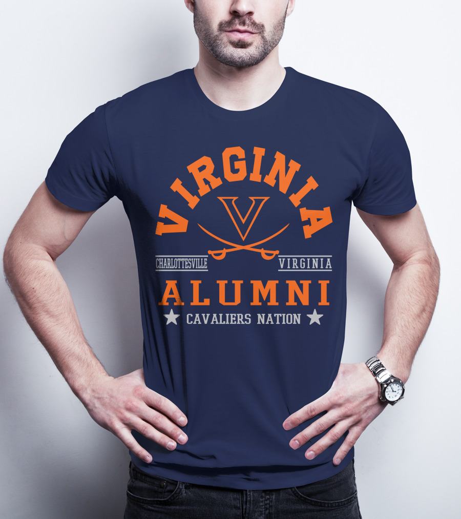 Virginia Alumni Cavaliers Nation Charlottesville Virginia T-Shirt